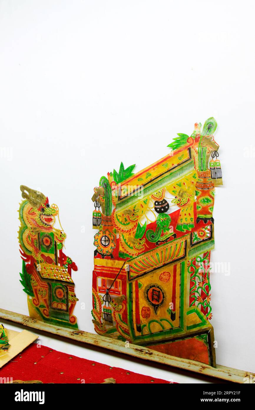 shadow play props on white background in a shop, China Stock Photo - Alamy