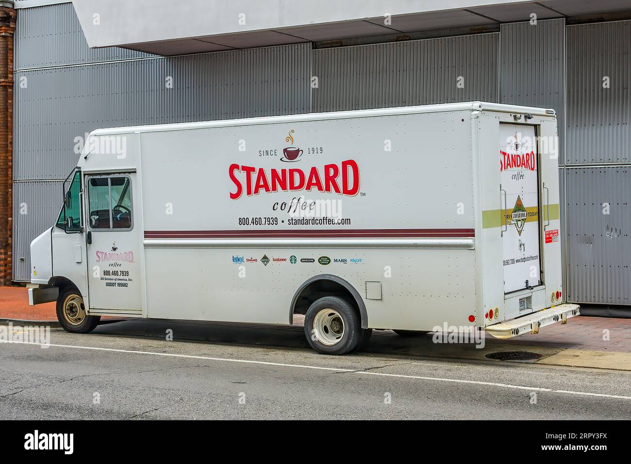 NEW ORLEANS, LA, USA - AUGUST 22, 2023: Standard Coffee delivery van ...