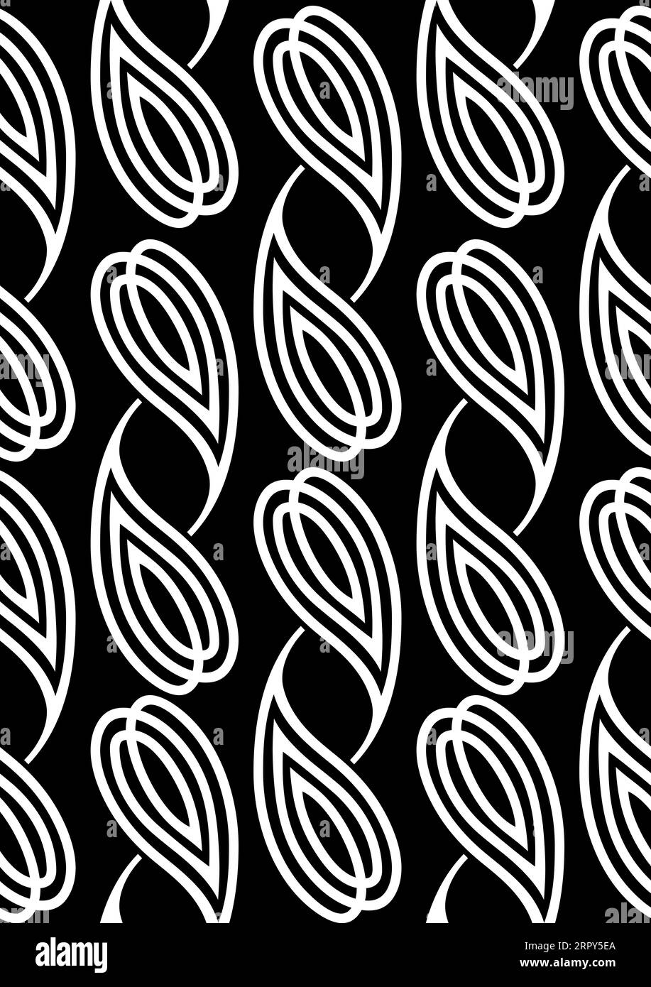 Black paisley print hi-res stock photography and images - Alamy
