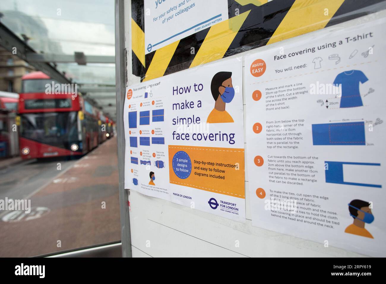 First bus face coverings hi-res stock photography and images - Alamy