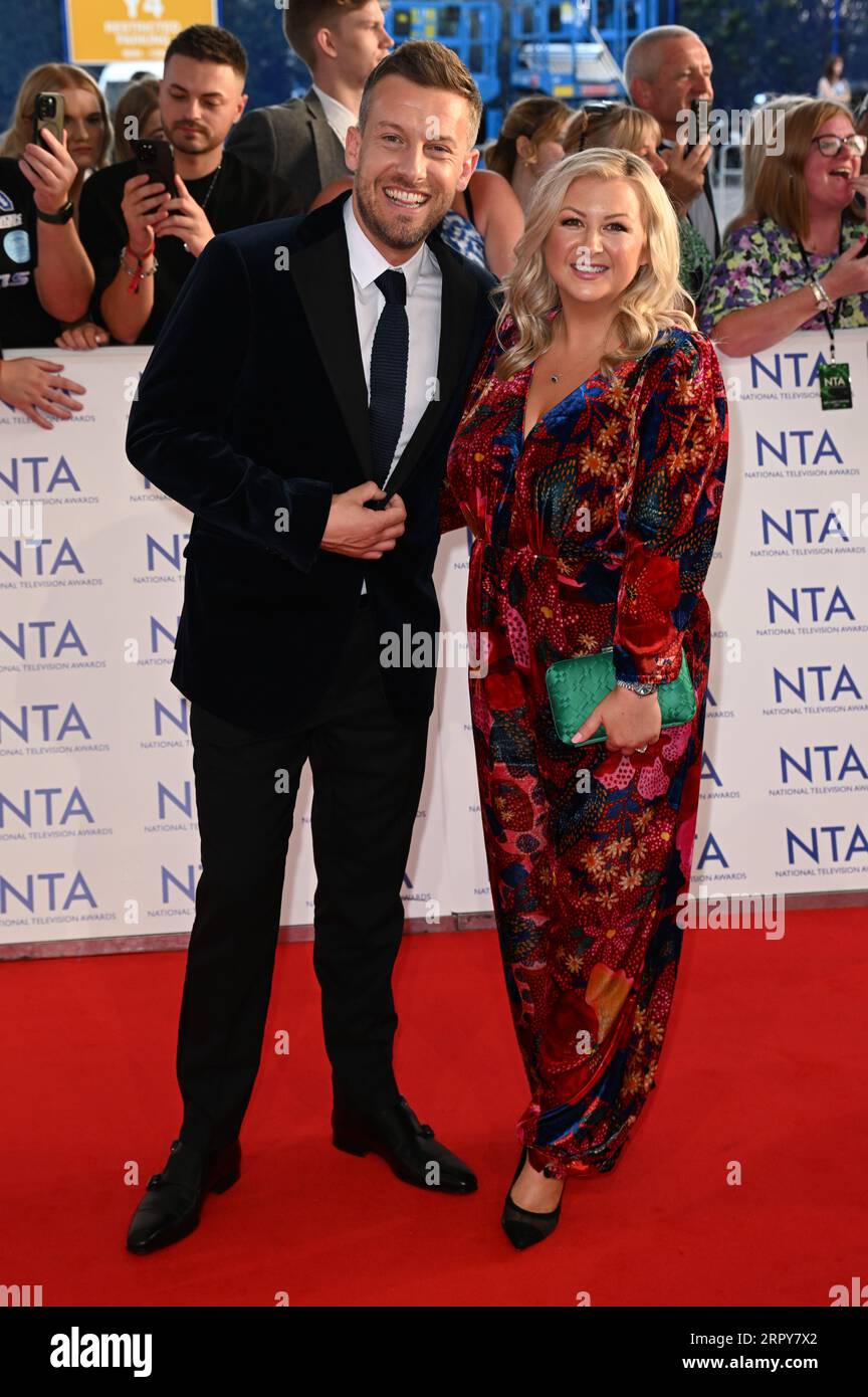 London, UK. September 5th, 2023. Chris Ramsey and Rosie Ramsey arriving ...