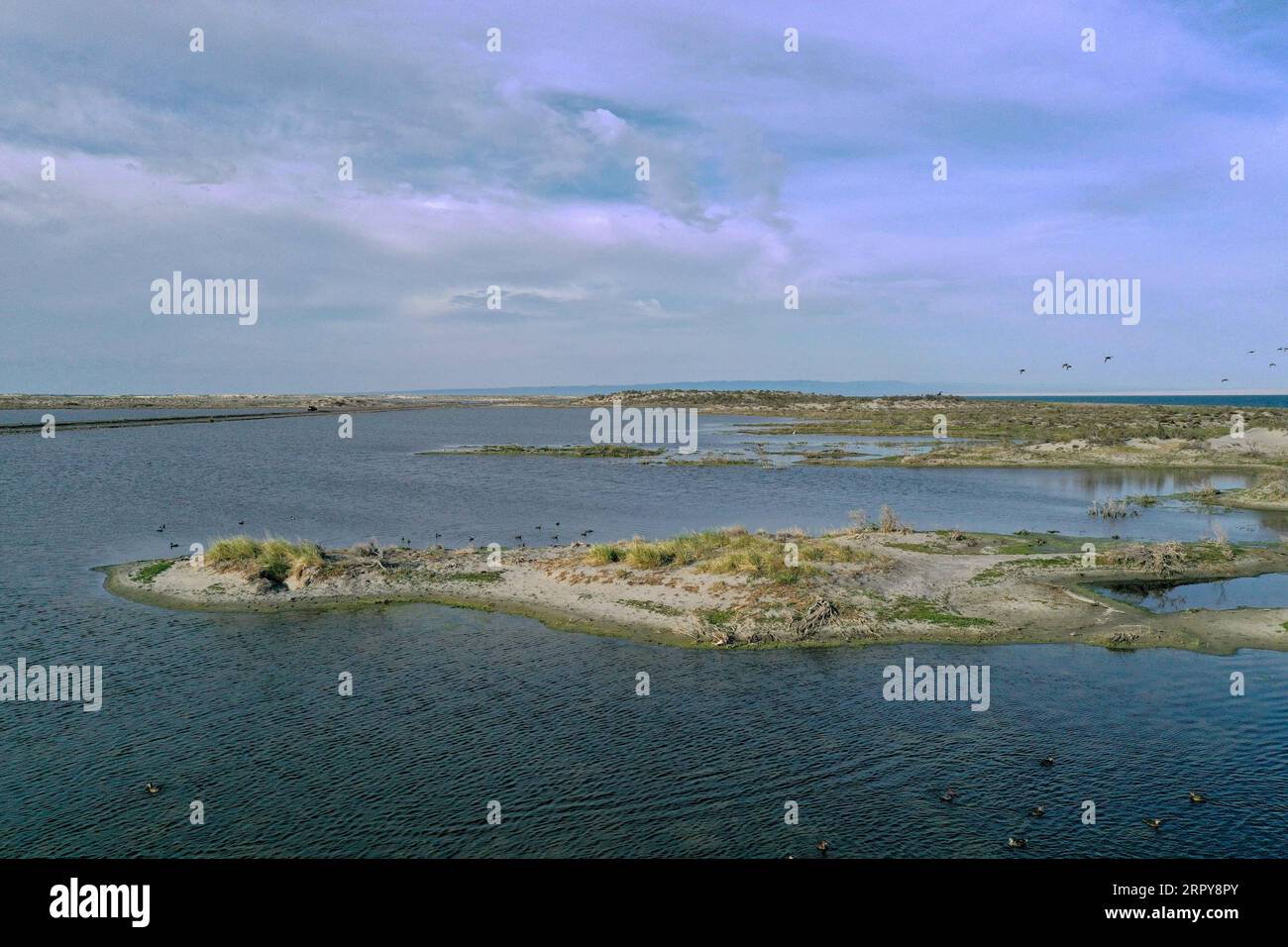 200620 -- FUHAI, June 20, 2020 Xinhua -- Aerial photo taken on June 19 ...