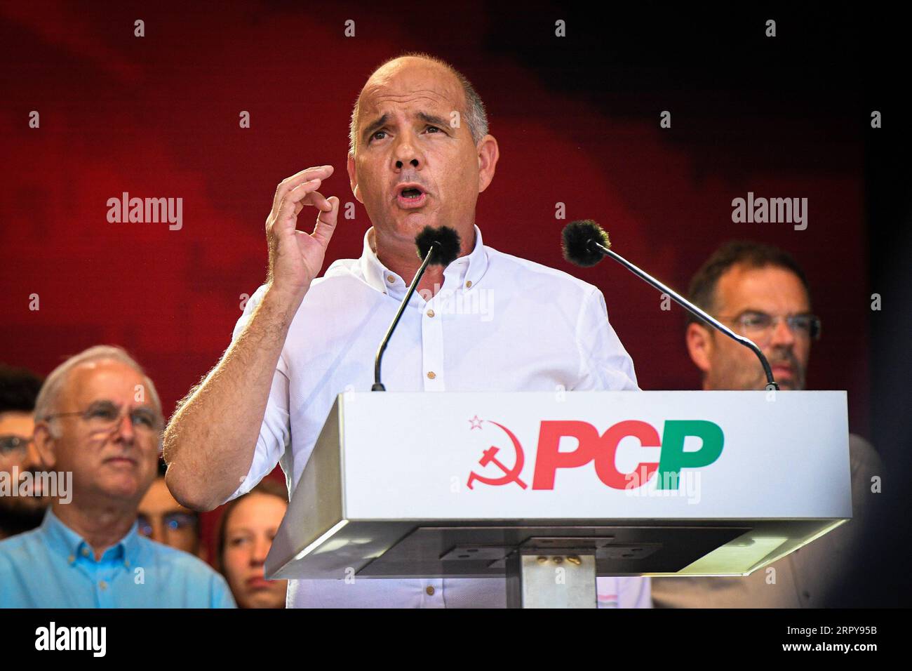 Amora, Portugal. 03rd Sep, 2023. The secretary-general of the ...