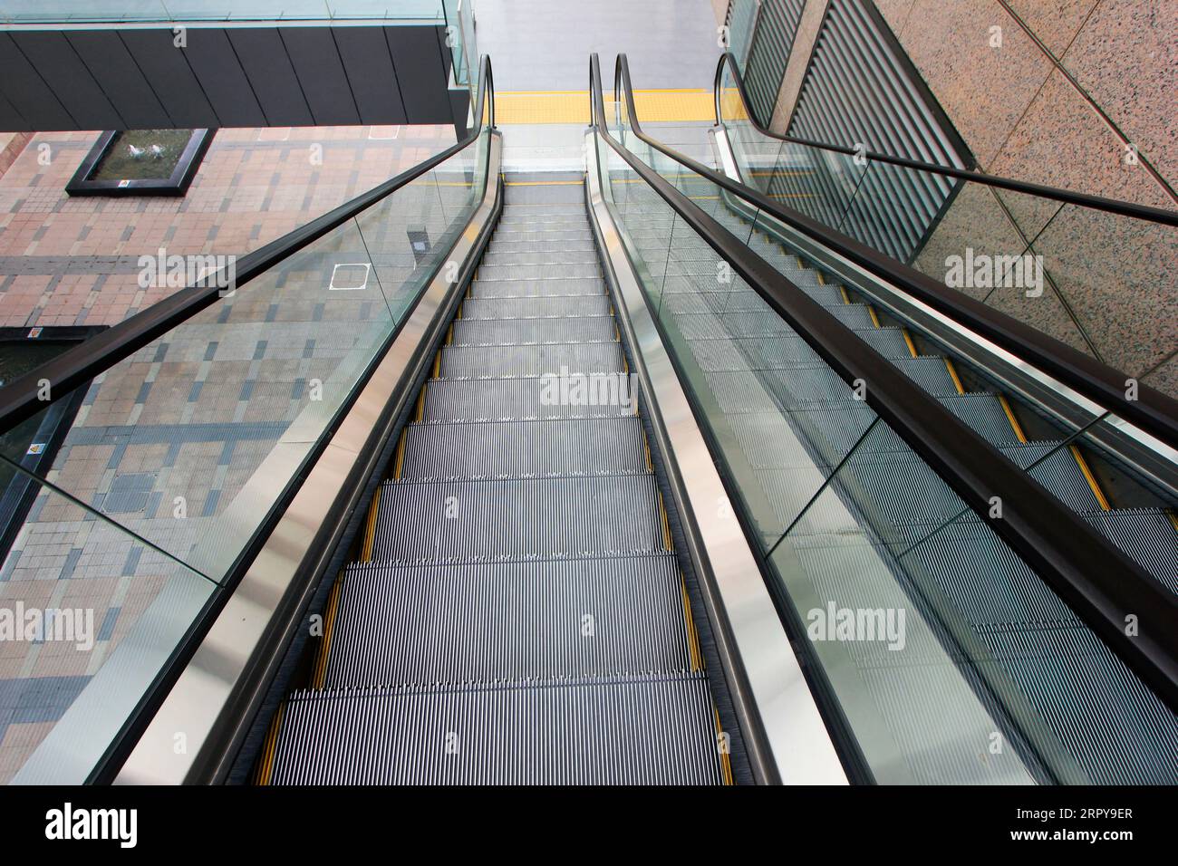 glass automatic elevator, closeup of photo Stock Photo - Alamy