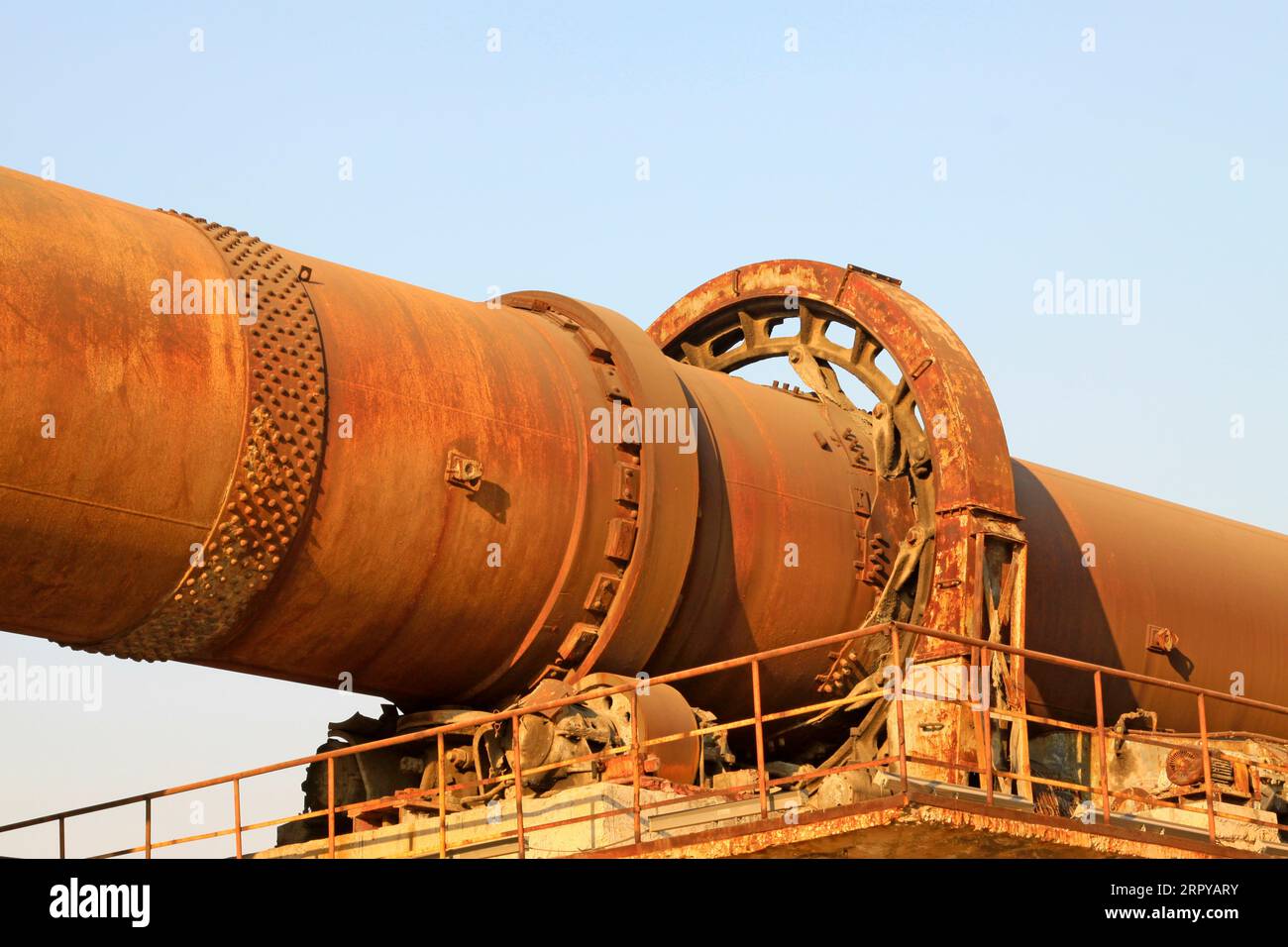 Rotary kiln cement plant hi-res stock photography and images - Alamy
