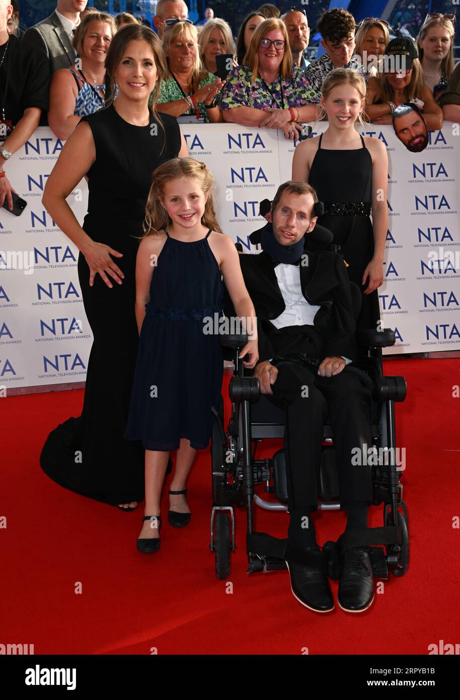 London, UK. September 5th, 2023. Rob Burrow and family arriving at the ...
