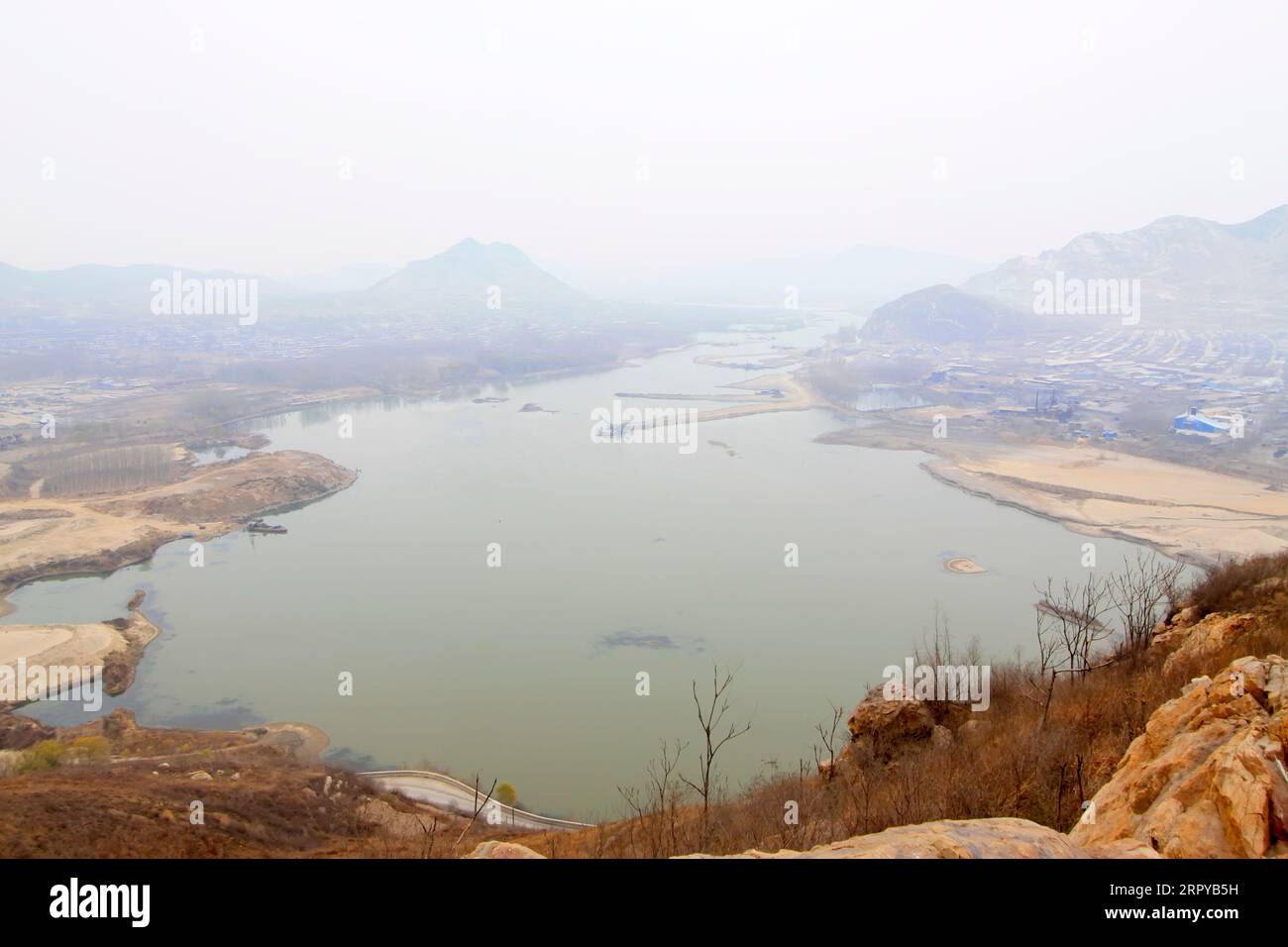 Luanhe river natural scenery, luan county, hebei province, China Stock ...
