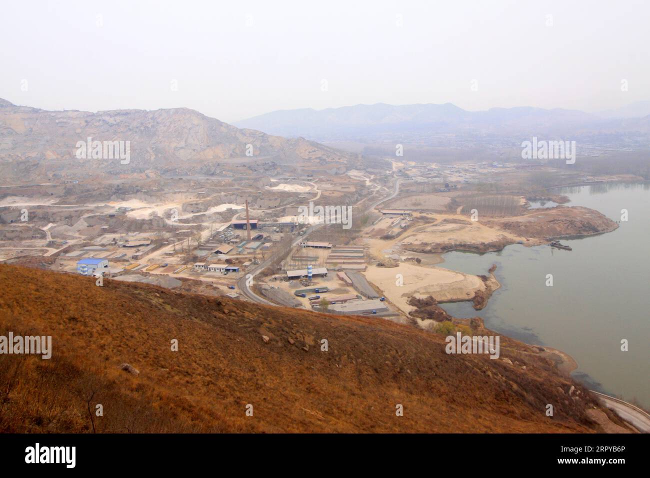 Luanhe river natural scenery, luan county, hebei province, China Stock ...