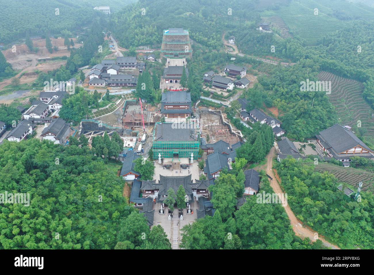 200624 -- HANGZHOU, June 24, 2020 -- Aerial photo taken on June 23 ...