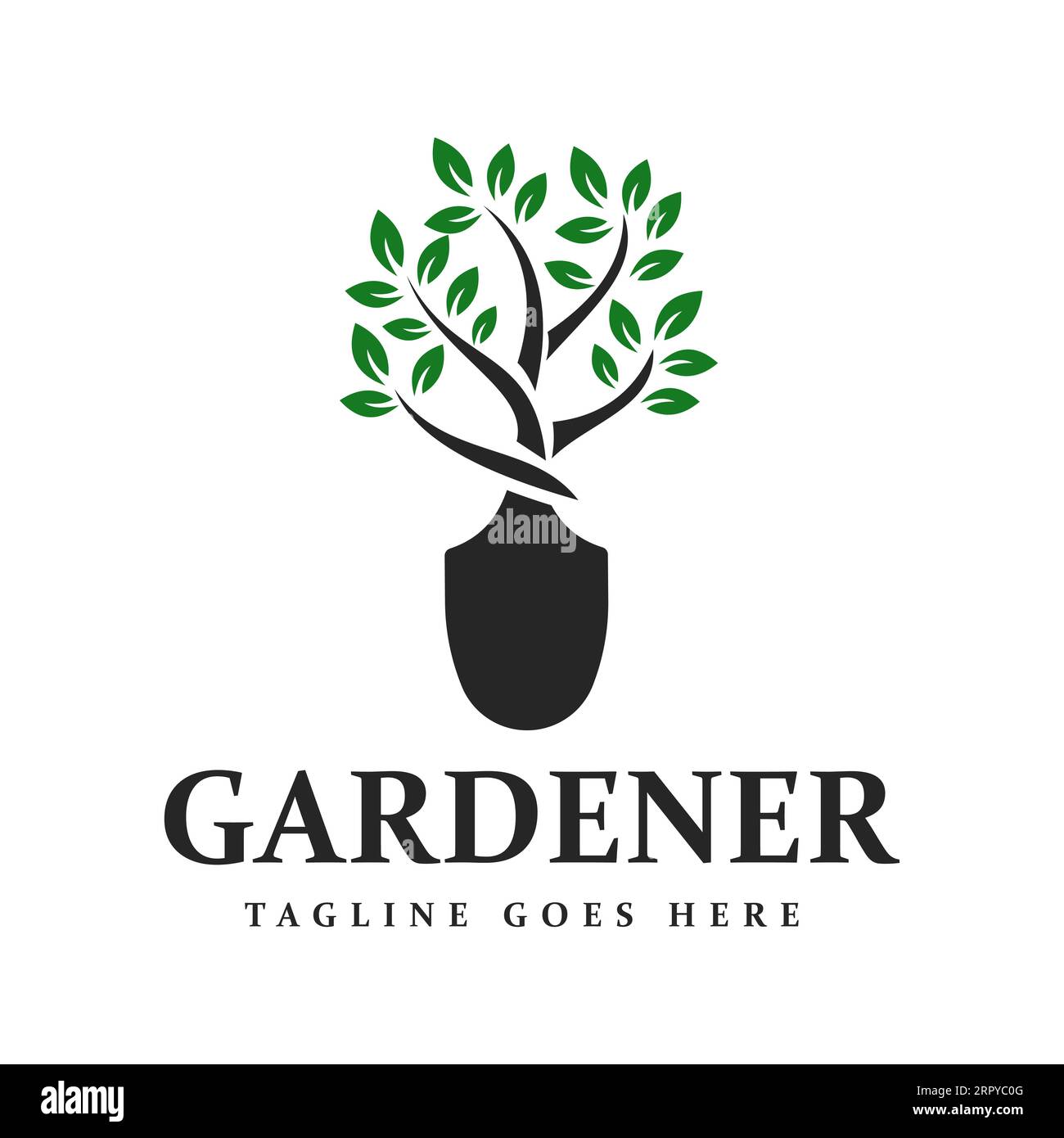 Planting Tree Leaves with Shovel Spade Shovel for Garden Agriculture ...