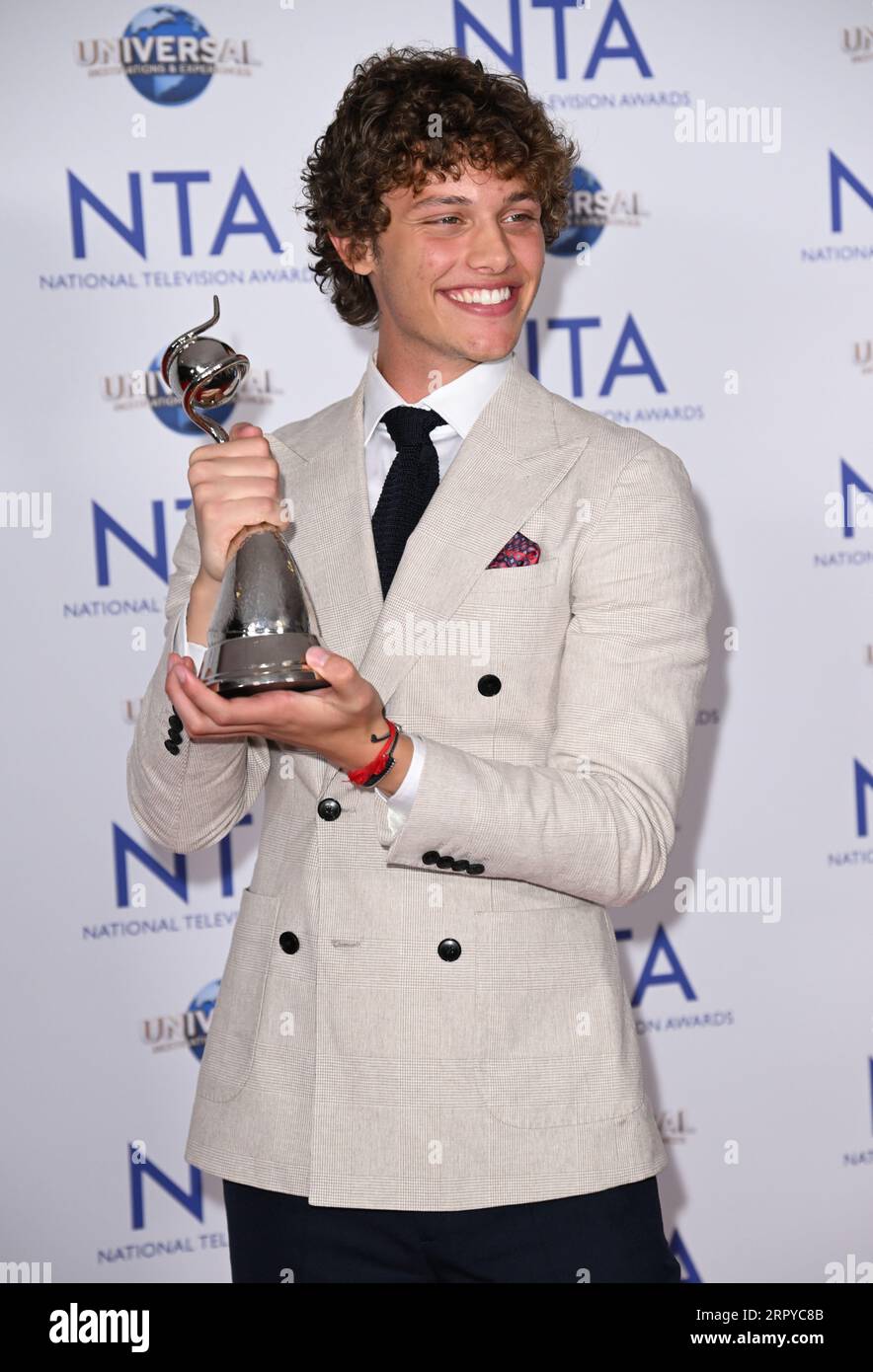 London, UK. September 5th, 2023. Bobby Brazier winner of Best Newcomer ...