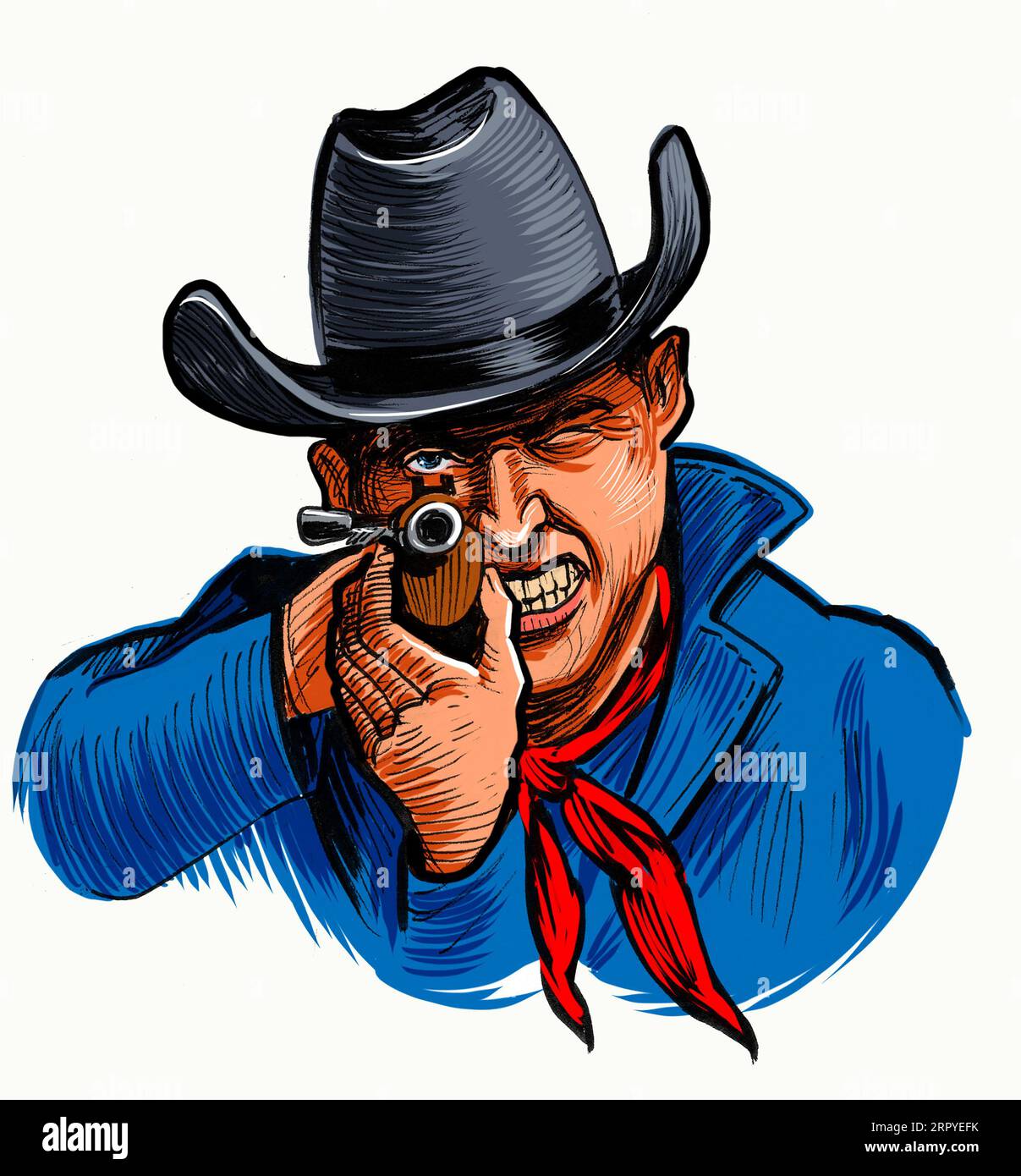 Cartoon hand rifle hi-res stock photography and images - Alamy