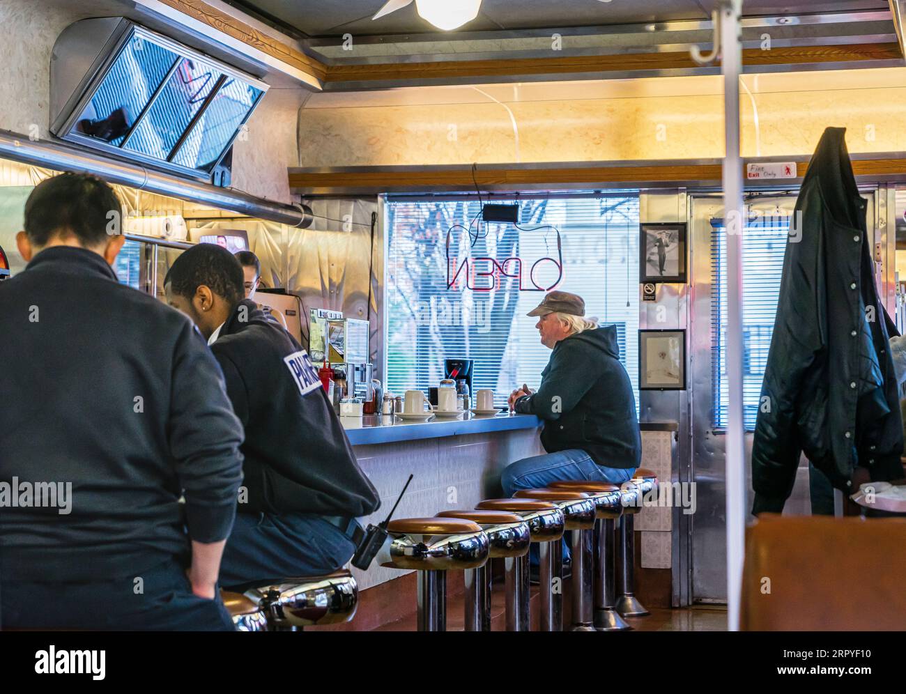 Route 66 Diner Springfield, Massachusetts, USA Stock Photo - Alamy