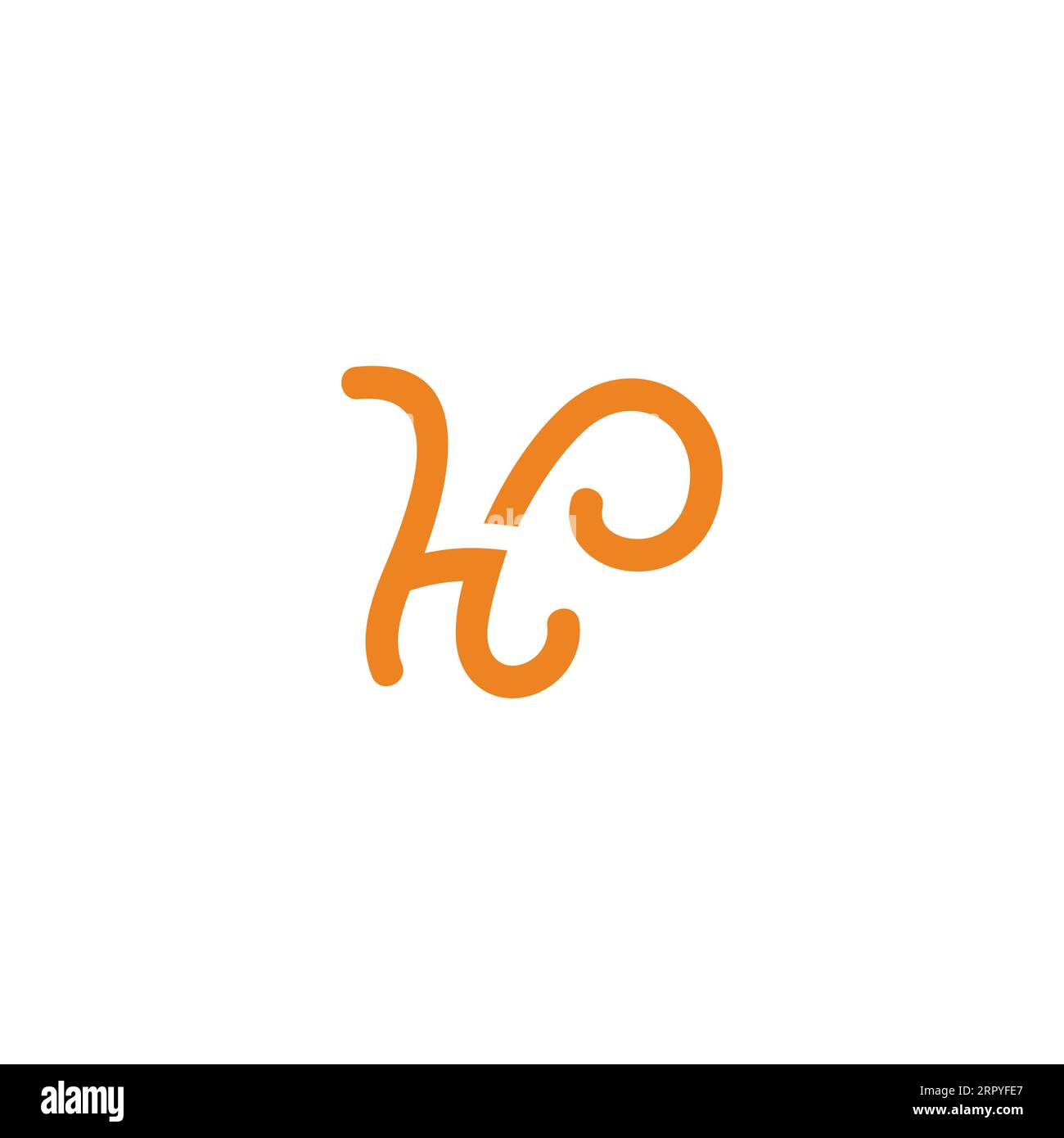 letter hp happy fun symbol logo vector Stock Vector Image & Art - Alamy