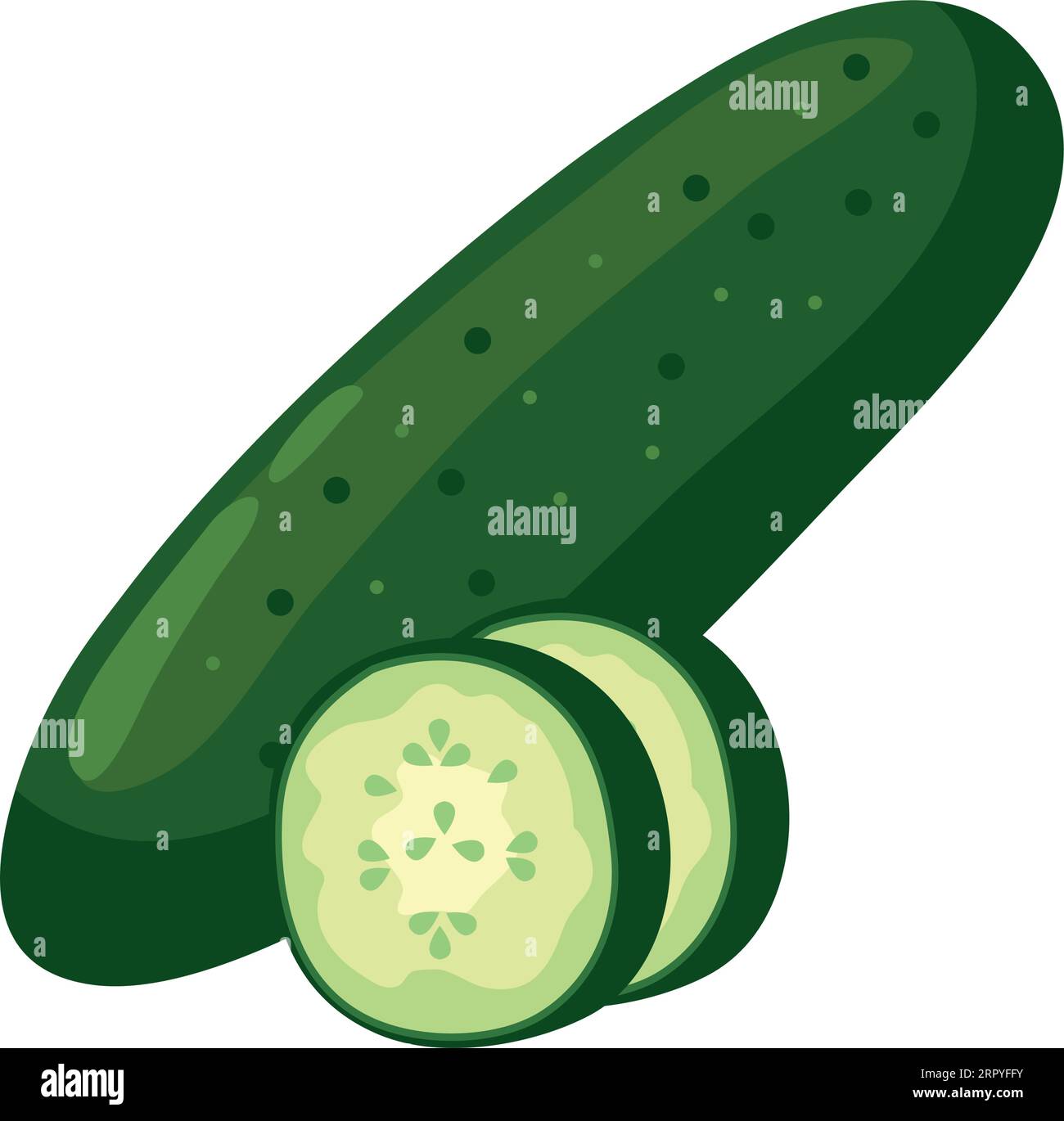 cucumber fresh vegetable icon Stock Vector Image & Art - Alamy