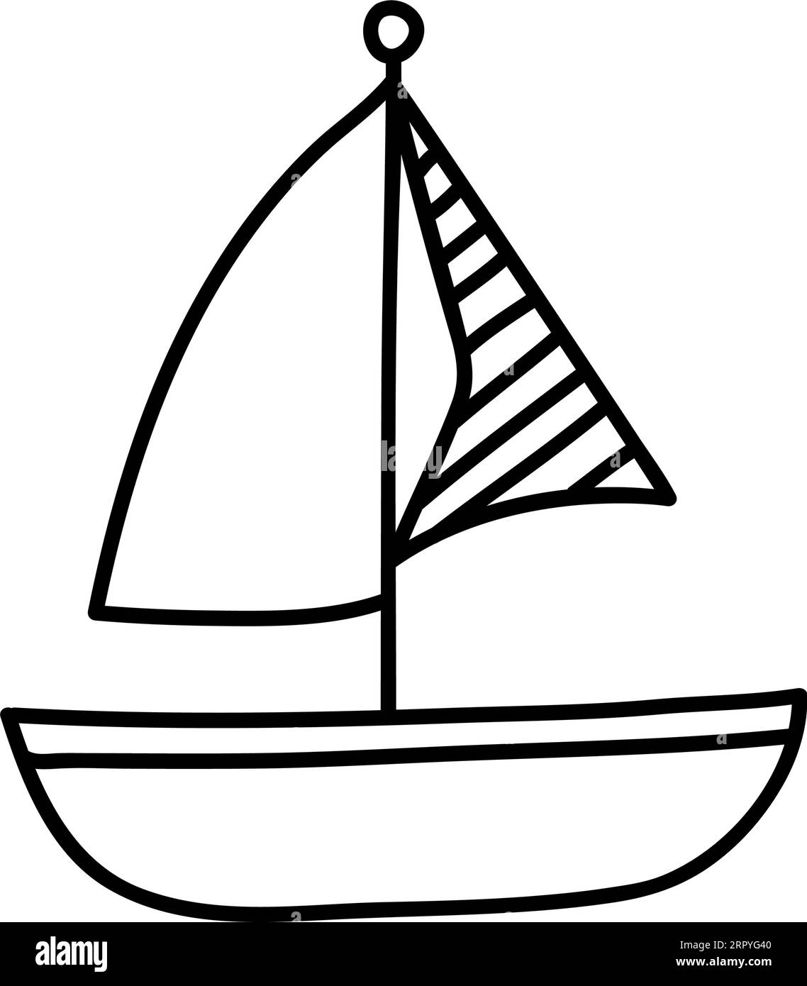 sailboat doodle icon Stock Vector Image & Art - Alamy