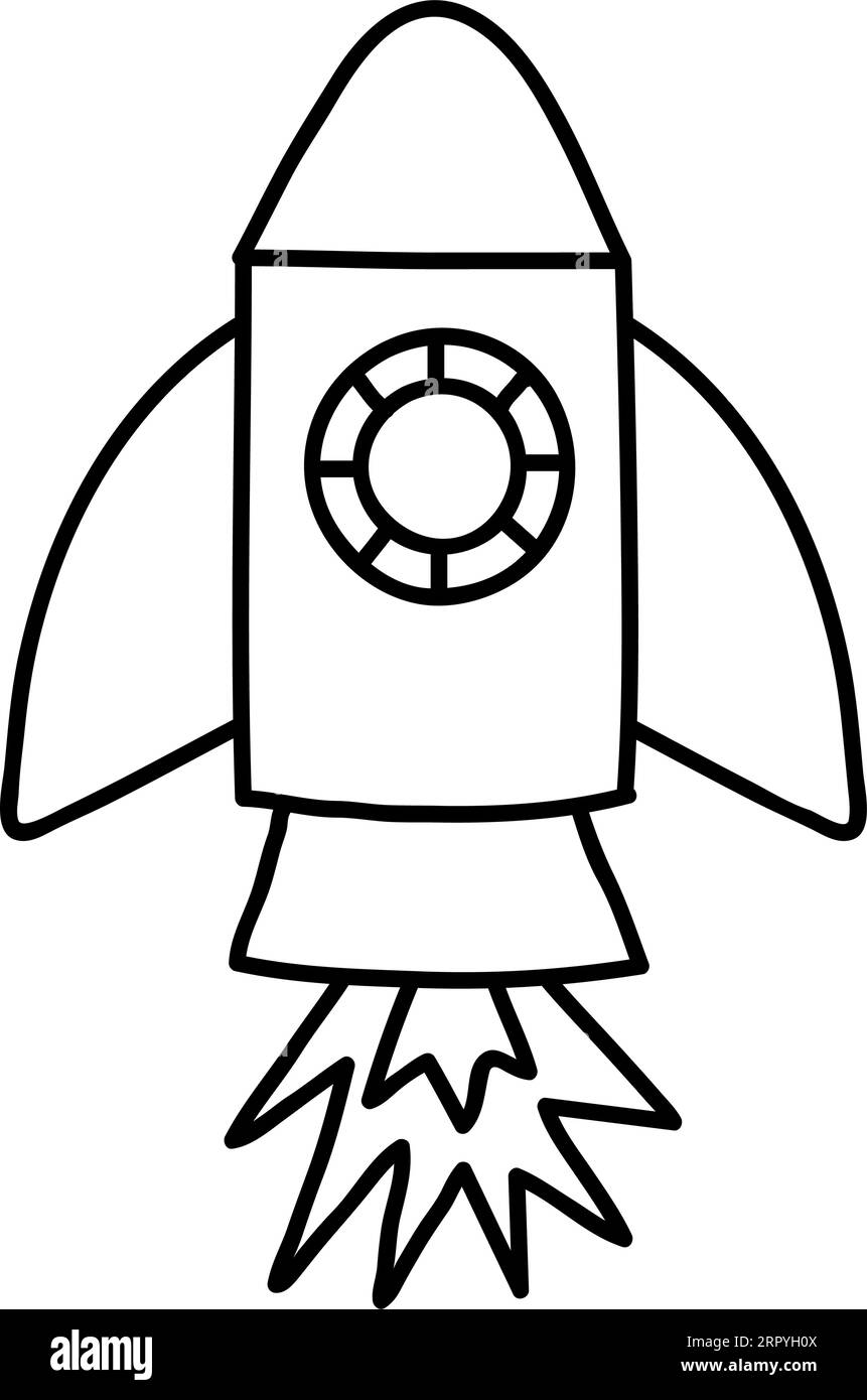 spaceship doodle icon Stock Vector Image & Art - Alamy