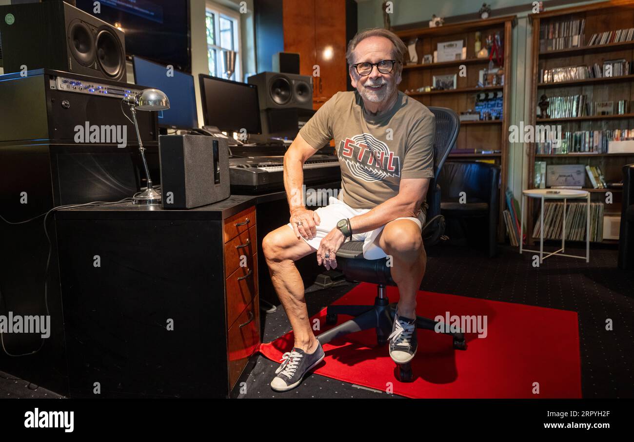 Pullach, Germany. 18th Aug, 2023. Curt Cress, drummer and composer ...