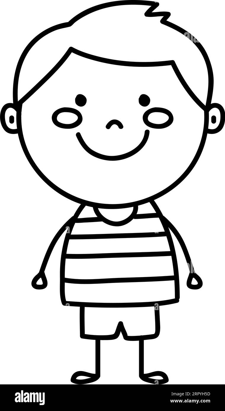 boy doodle icon Stock Vector Image & Art - Alamy