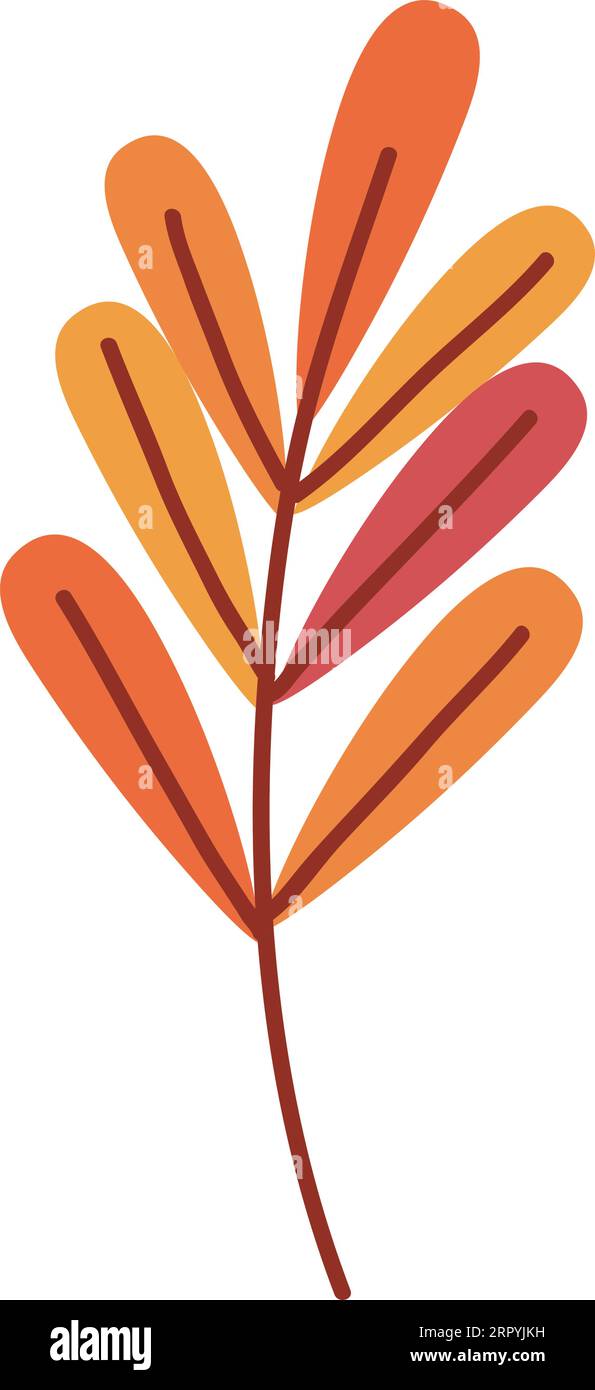 autumn leaves foliage icon Stock Vector Image & Art - Alamy