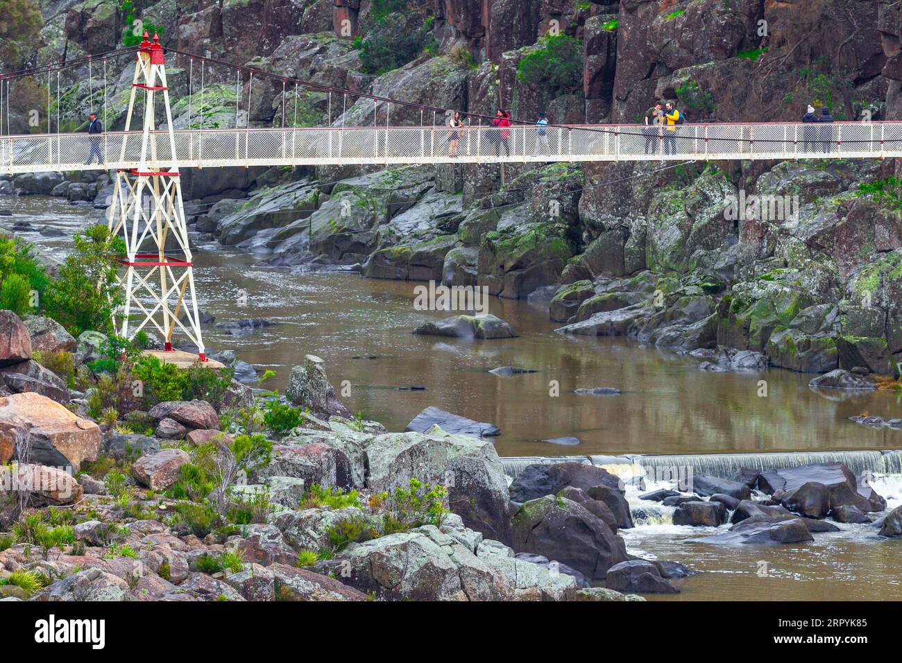 Alexandra suspension bridge hi-res stock photography and images - Alamy
