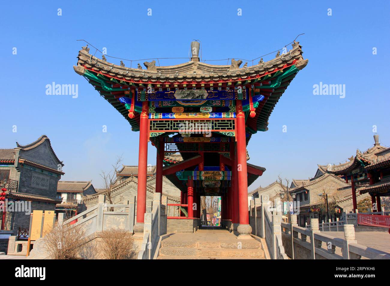 Pavilions and stone walls hi-res stock photography and images - Alamy