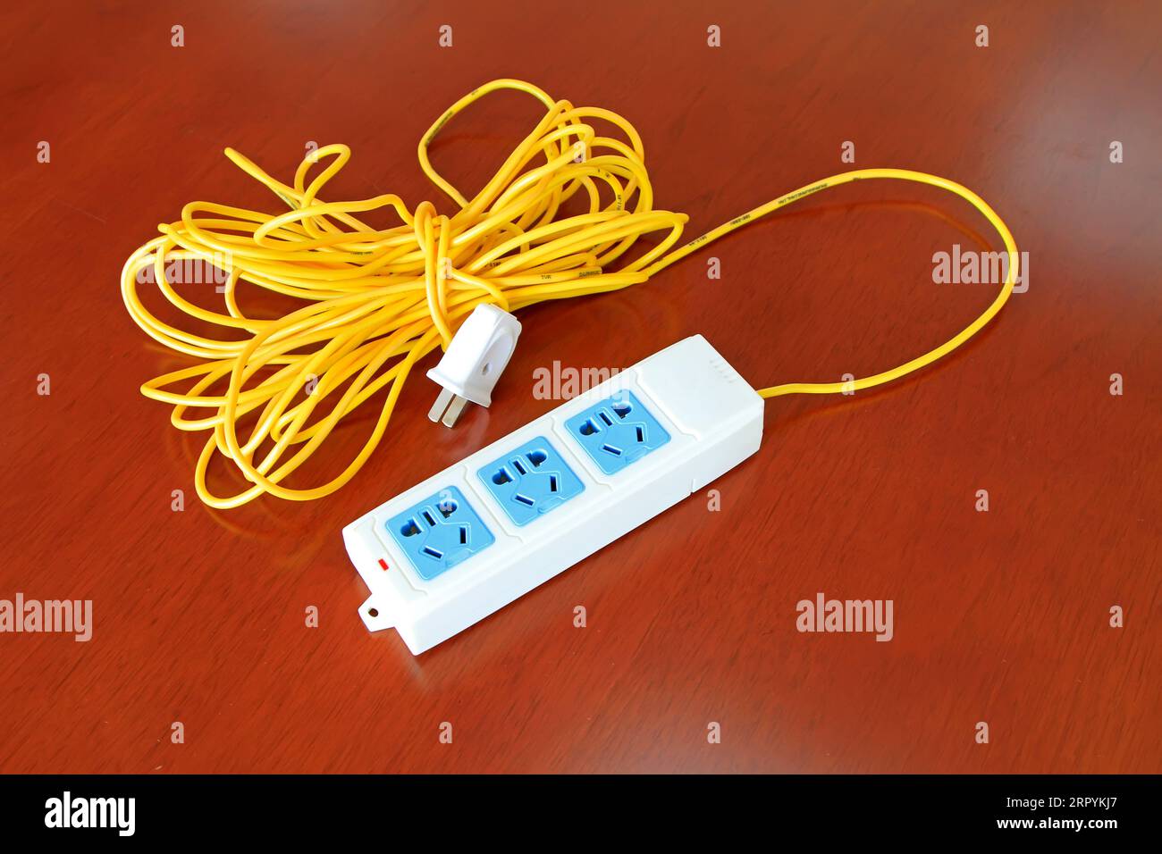 Wire and socket, closeup of photo Stock Photo - Alamy