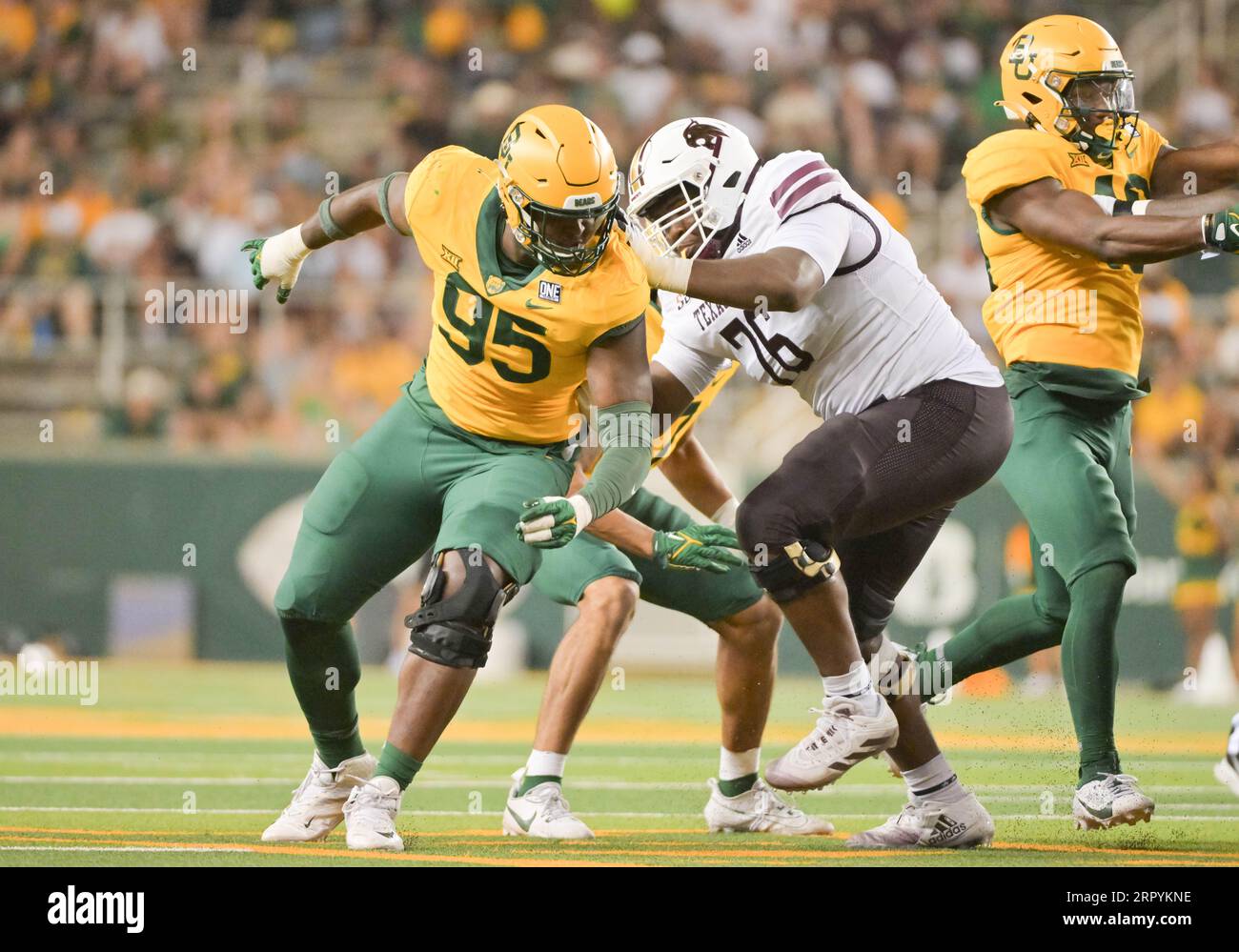 September 2 2023:Texas State Bobcats offensive lineman Nash Jones (76 ...