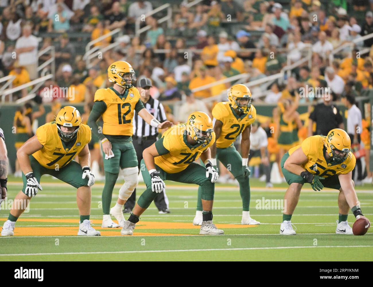 Waco, Texas, USA. 2nd Sep, 2023. Baylor Bears quarterback Blake Shapen ...