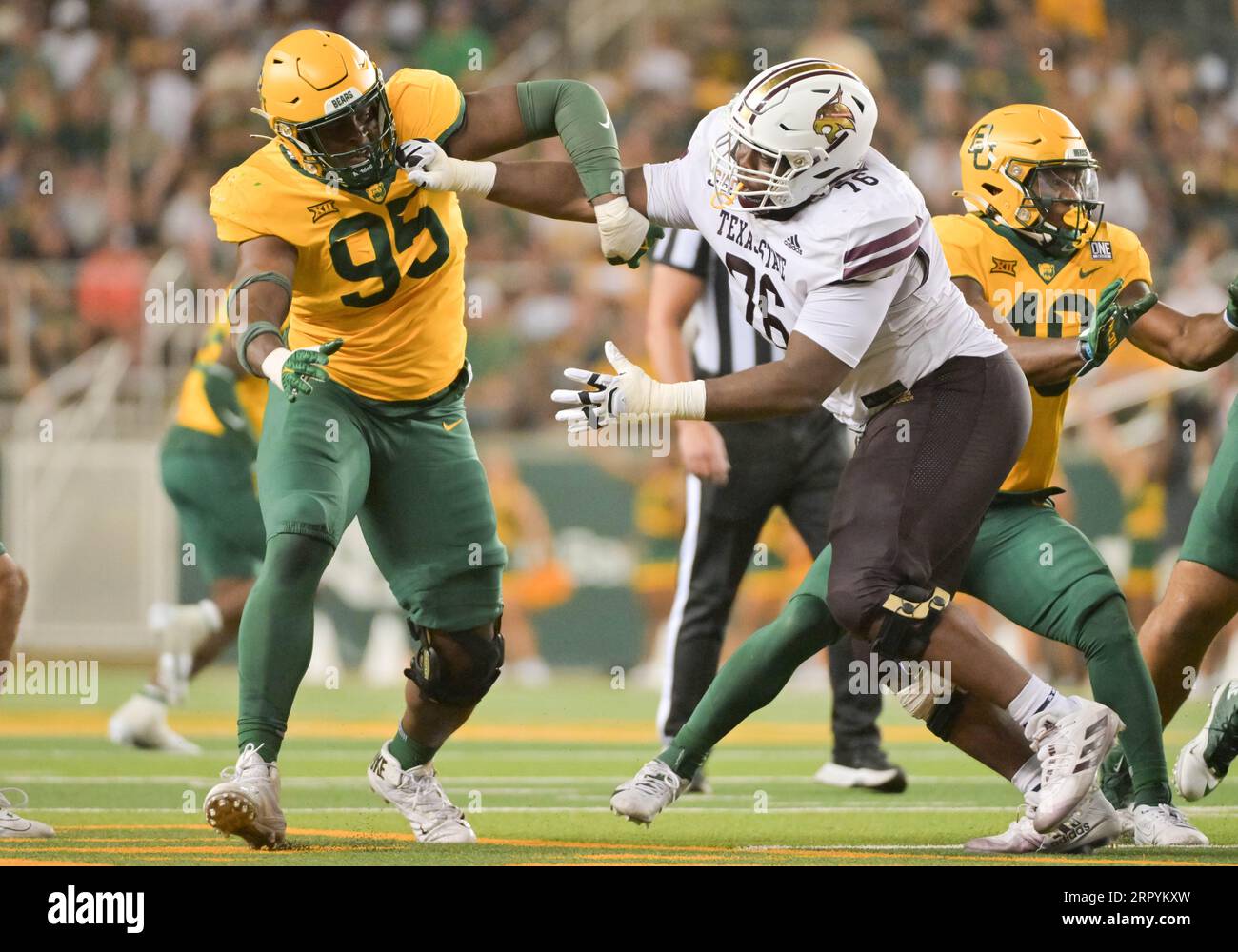 September 2 2023:Texas State Bobcats offensive lineman Nash Jones (76 ...