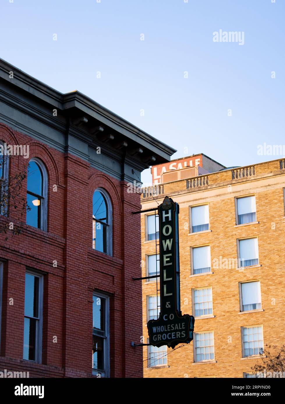 Downtown Bryan, Texas - Howell & Co. Building Stock Photo - Alamy