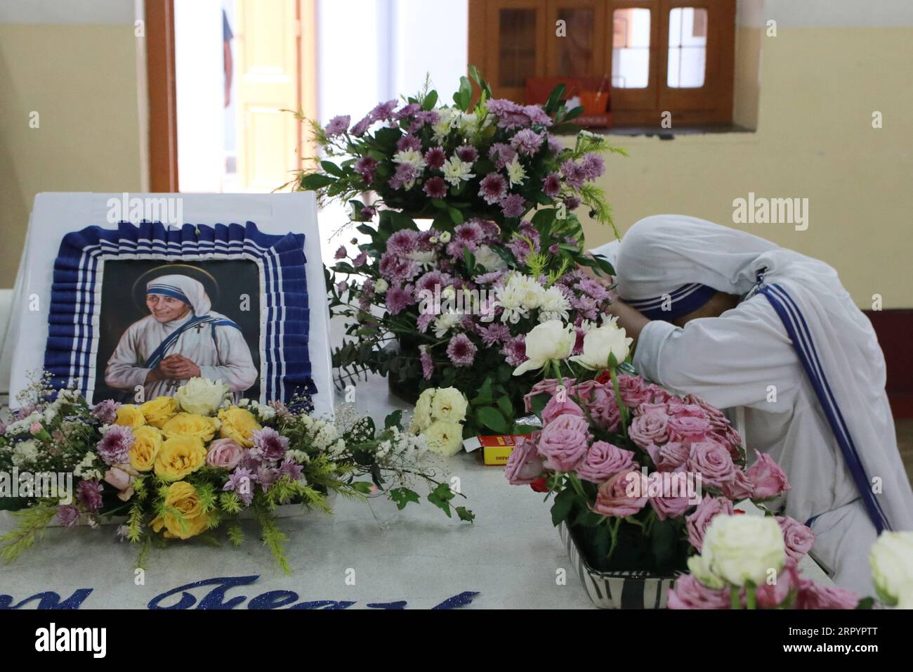 Kolkata, India. 05th Sep, 2023. Mother Teresa, a name synonymous with ...