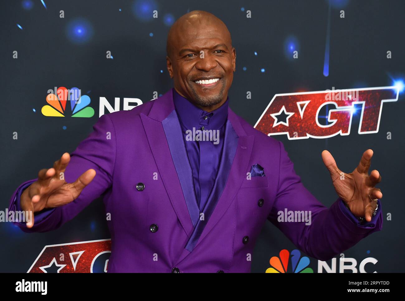 Terry Crews arrives for a live broadcast of "America's Got Talent ...