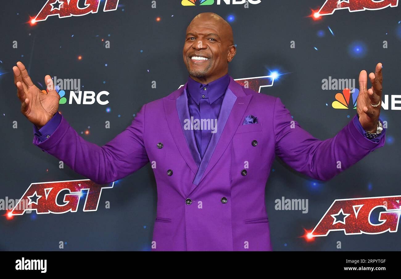 Terry Crews arrives for a live broadcast of "America's Got Talent ...