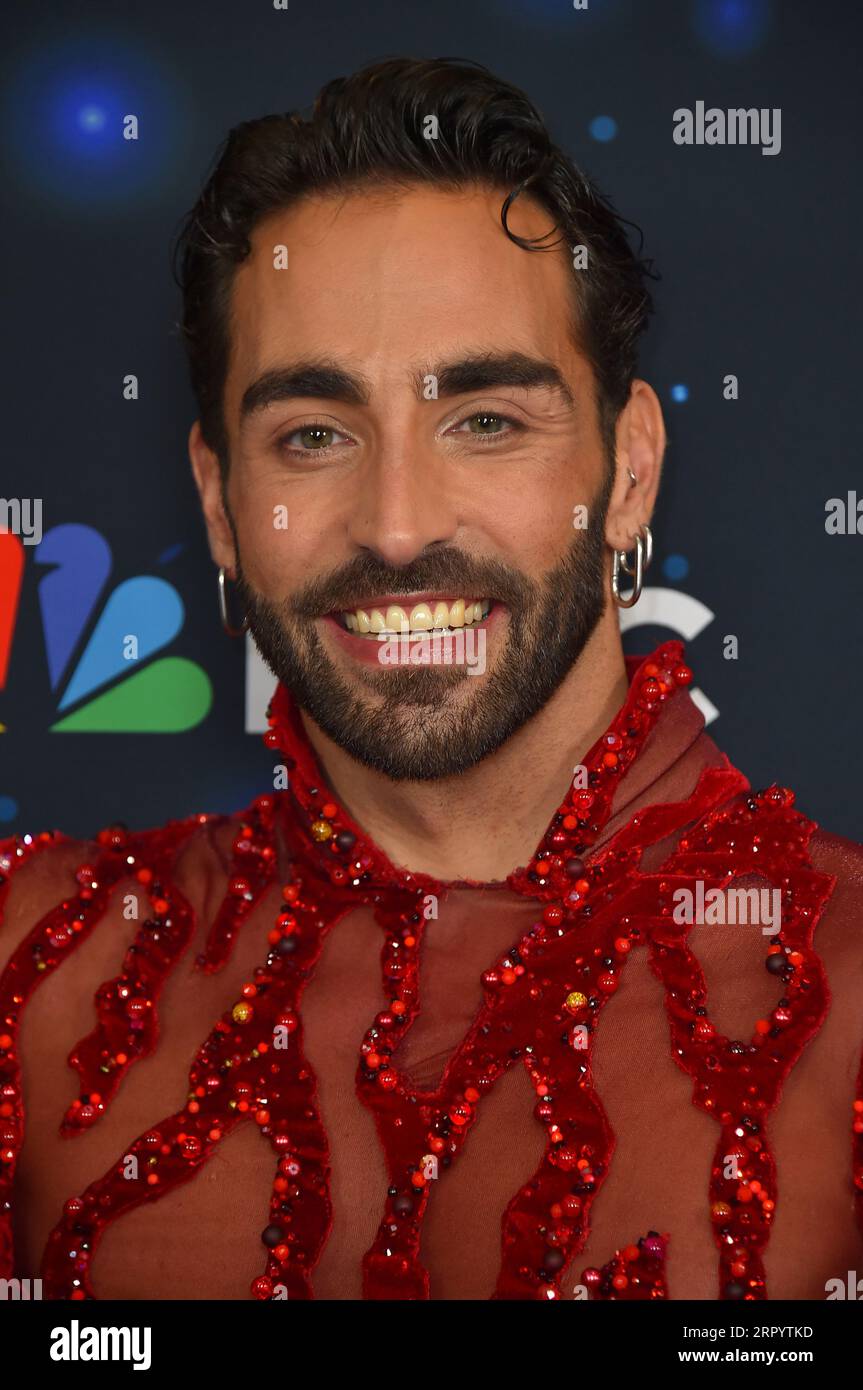 Herwan Legaillard arrives for a live broadcast of "America's Got Talent" Season 18 on Tuesday ...