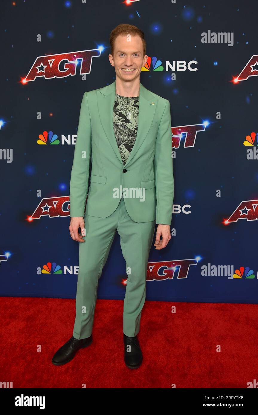 Trigg Watson arrives for a live broadcast of "America's Got Talent ...