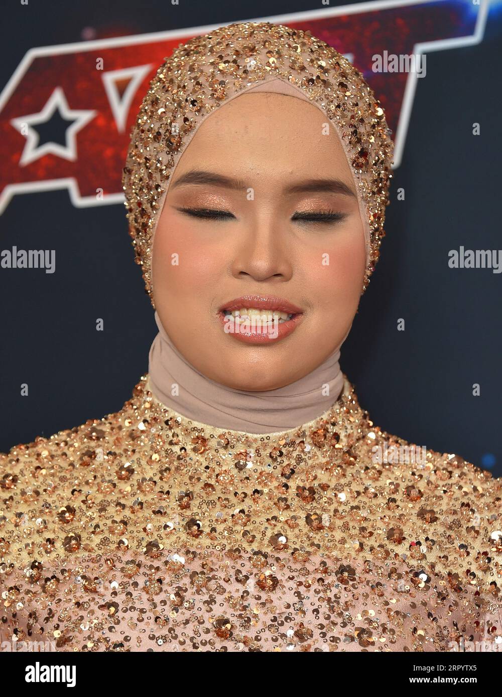 Putri Ariani arrives for a live broadcast of "America's Got Talent ...
