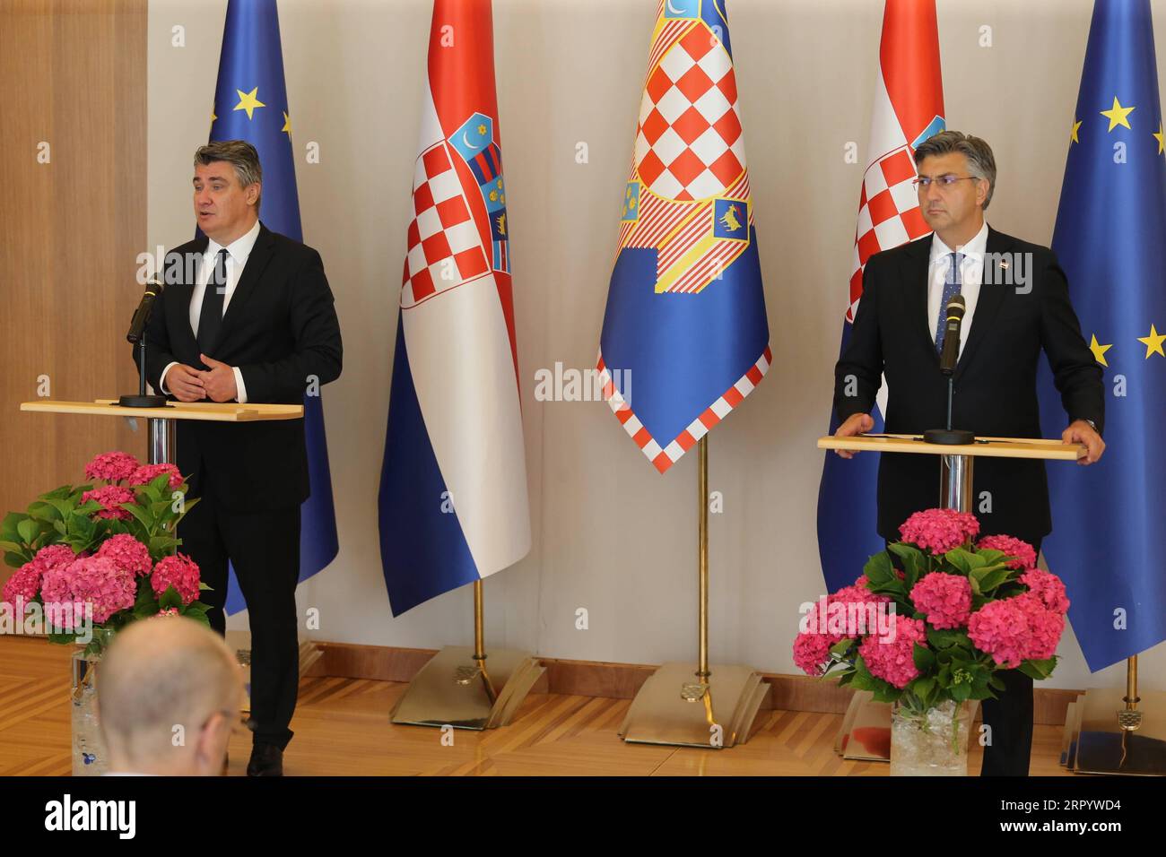 Croatia zagreb president prime hi-res stock photography and images - Alamy