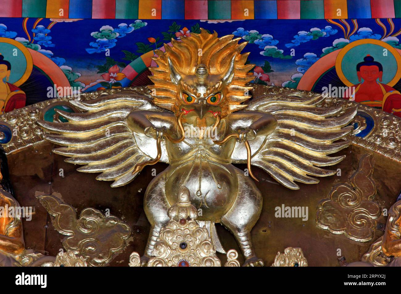 Hohhot City - May 2: bird sculpture in Five-Pagoda Temple, on May 2 ...