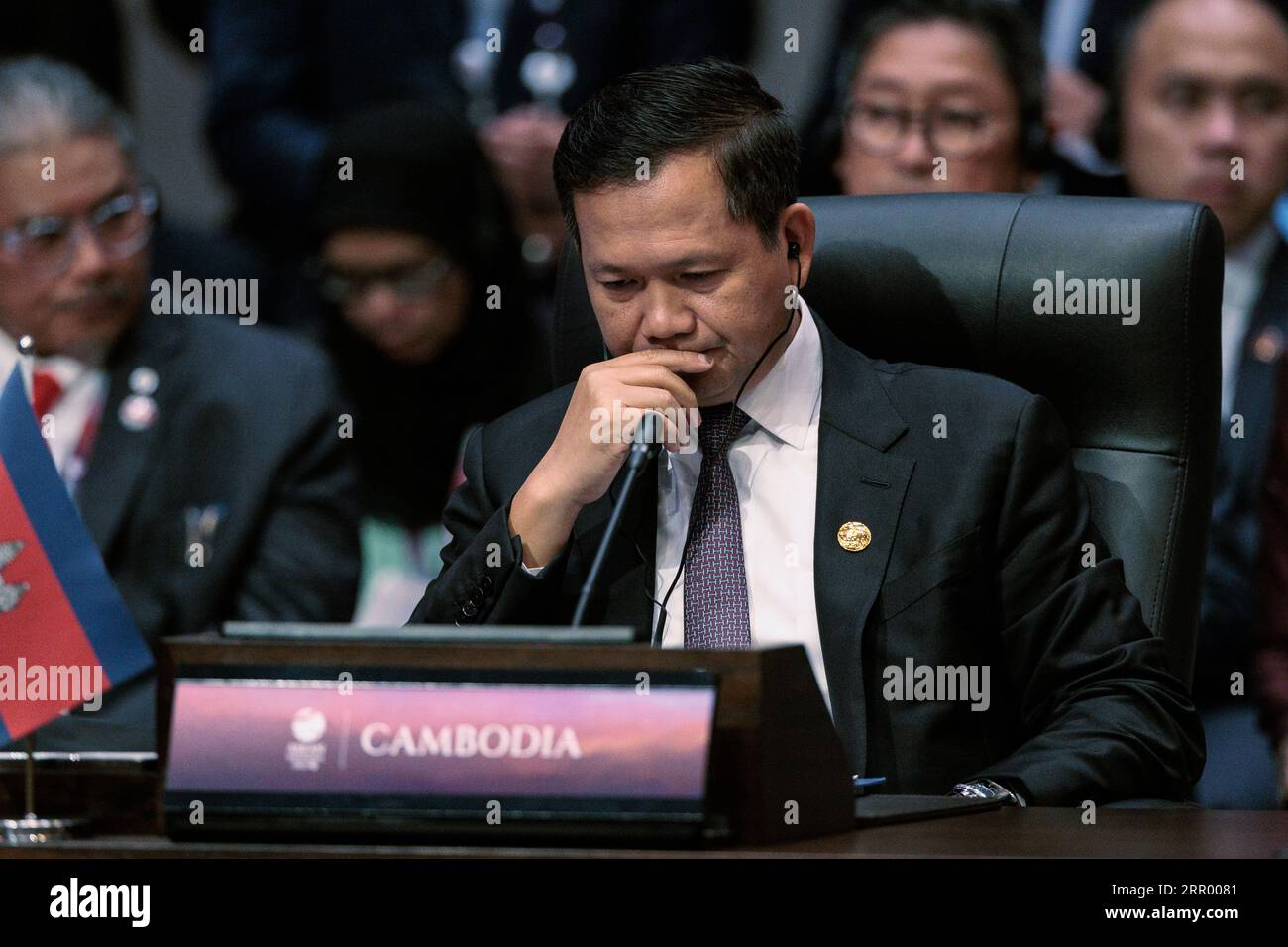 Cambodia's Prime Minister Hun Manet attends the 26th ASEAN-China Summit ...
