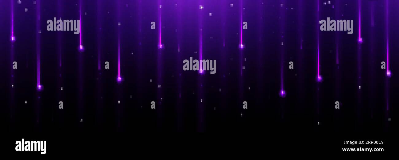 Night sky background with shooting stars. Vector realistic illustration ...