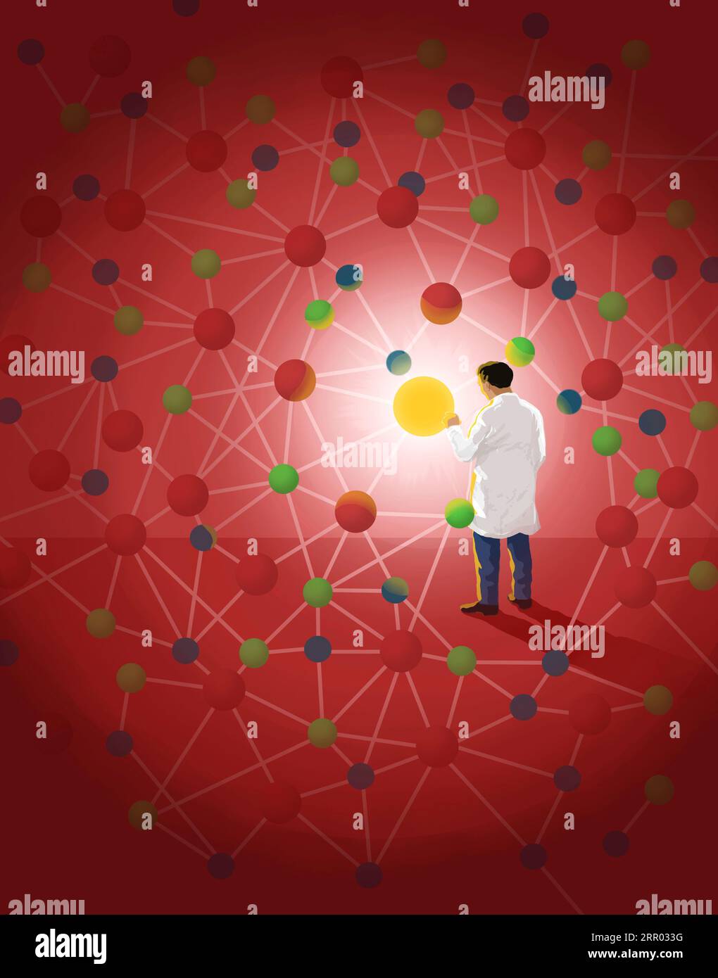 Discovery, conceptual illustration Stock Photo - Alamy