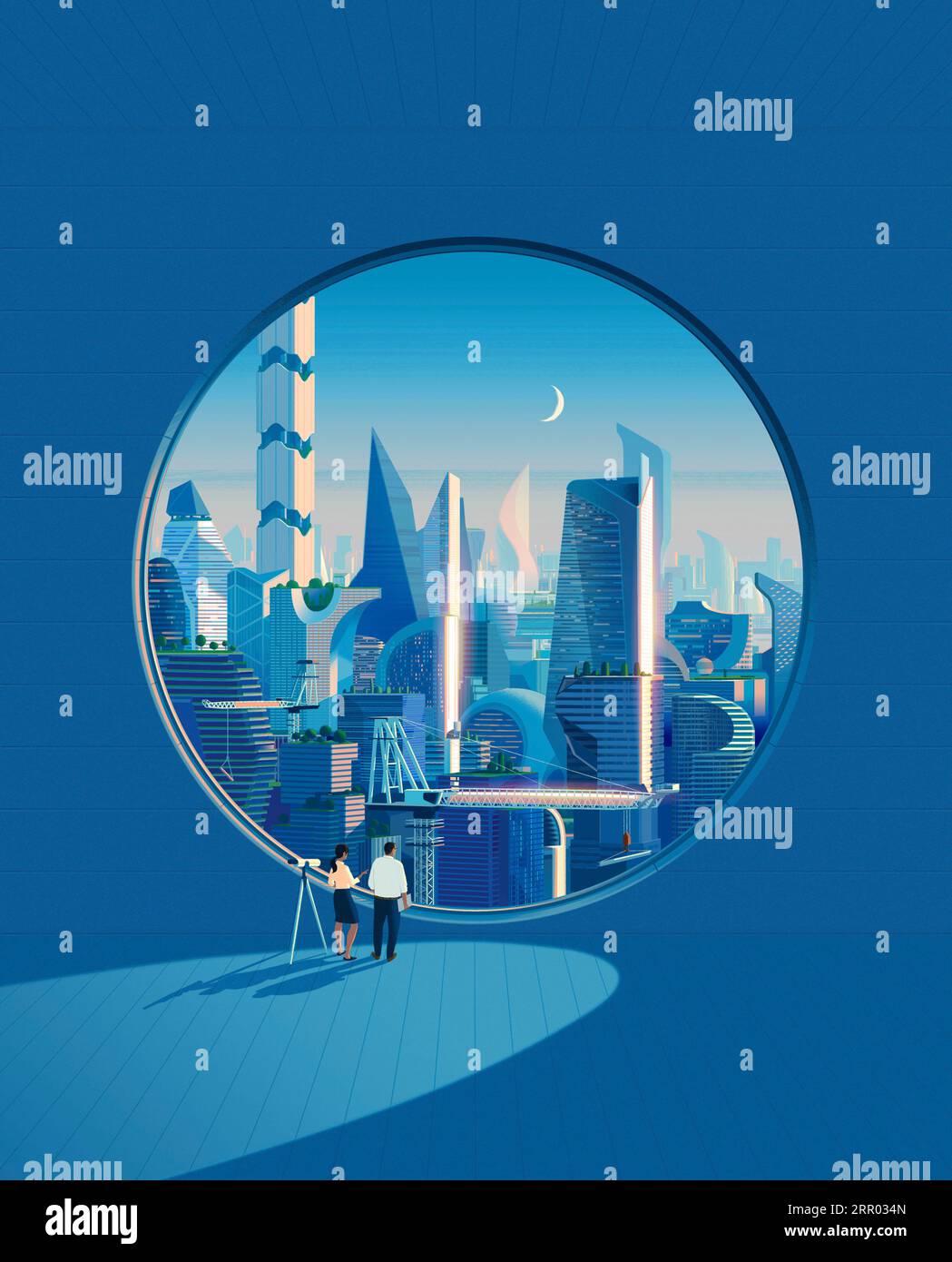 Future goals, conceptual illustration Stock Photo - Alamy