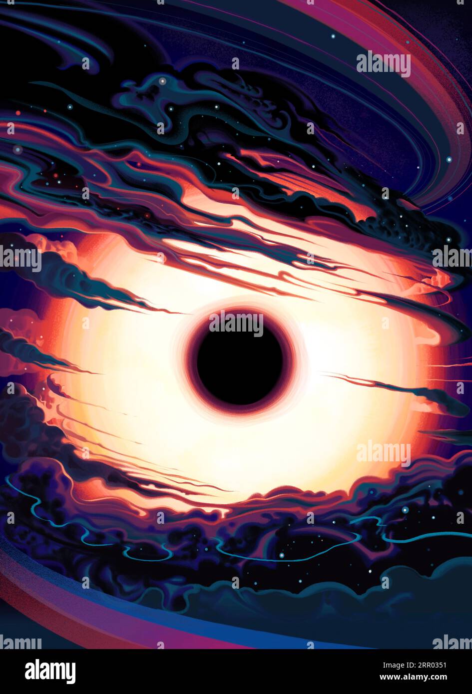 Neutron star, conceptual illustration Stock Photo - Alamy