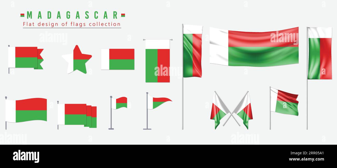 Madagascar costa rica flag Stock Vector Images - Alamy