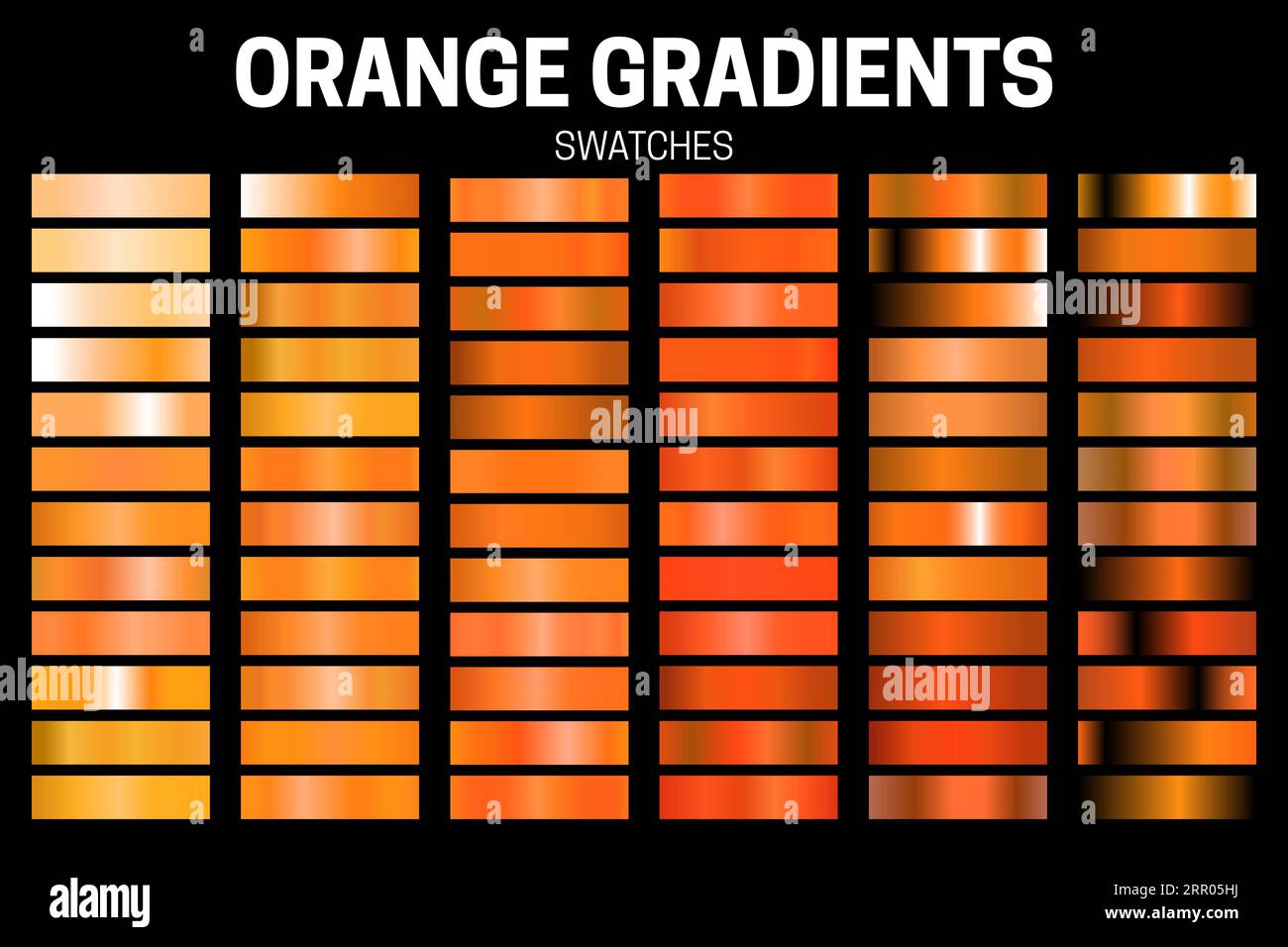 Orange color swatch Stock Vector Images - Alamy