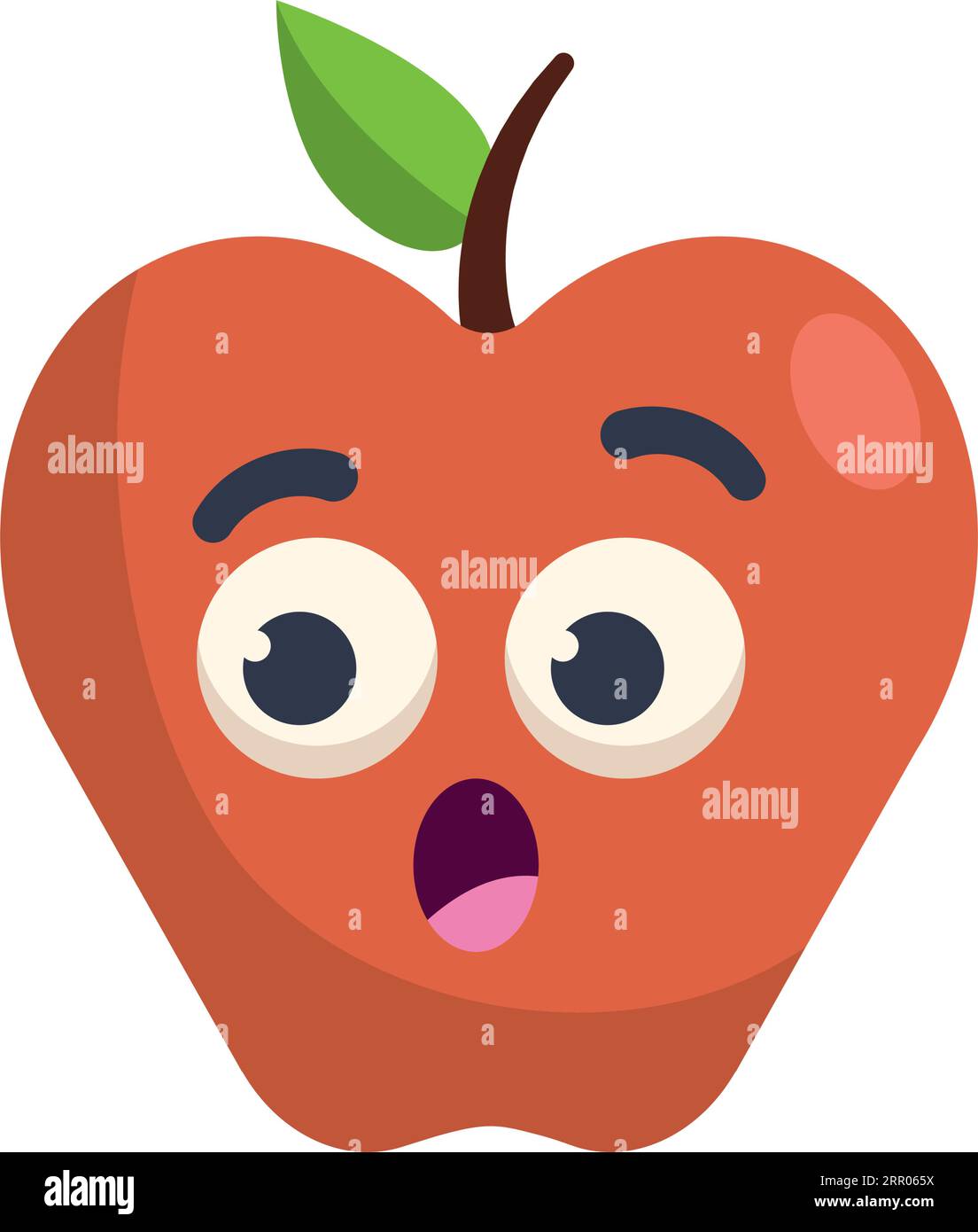 kawaii apple icon Stock Vector Image & Art - Alamy