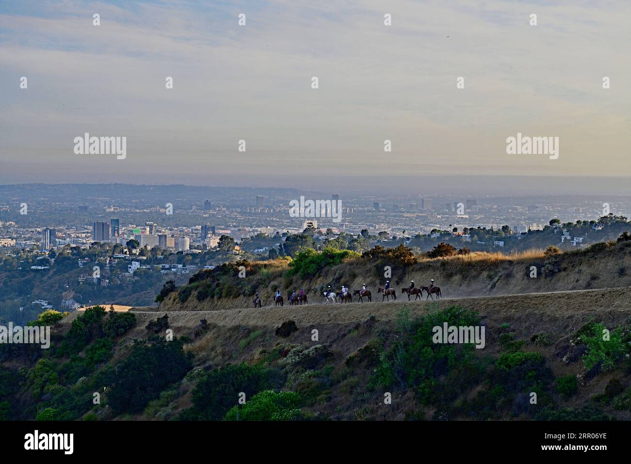 City of Los Angeles - View from Mount Lee Stock Photo - Alamy