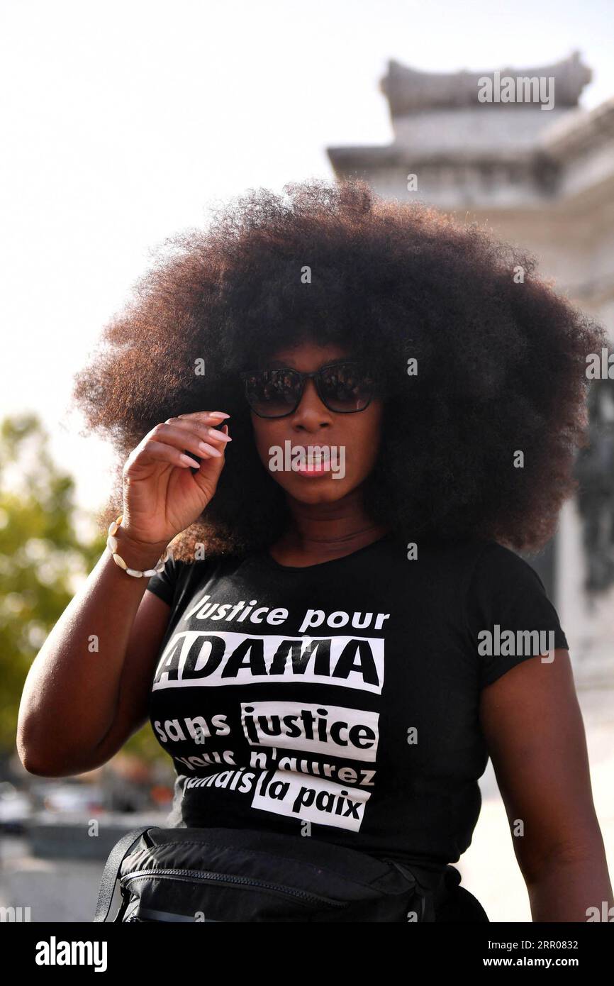 Paris, France on September 5, 2023. Activist and leader of the Truth ...