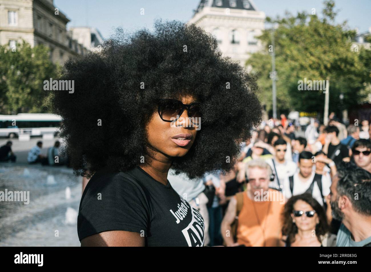 Paris, France on September 5, 2023. Activist and leader of the Truth ...